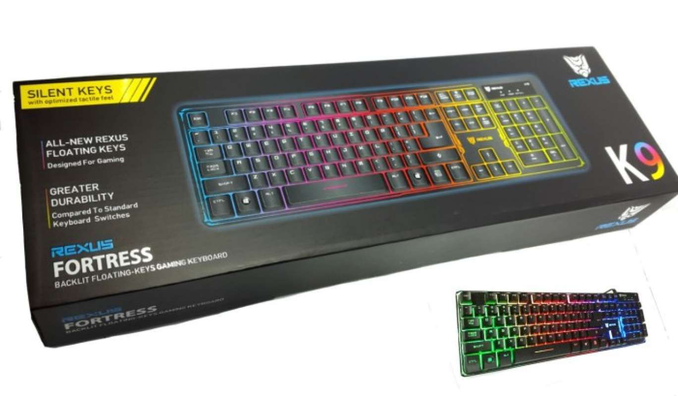 Promo Keyboard Gaming Rexus K9 (RGB) Chroma Semi Mecha Diskon 23% di ...