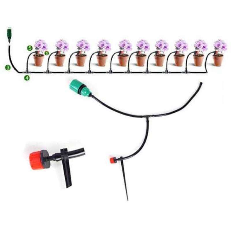 Promo sprinkler watering sistem/Irigasi Taman Drip Stick Putar ...