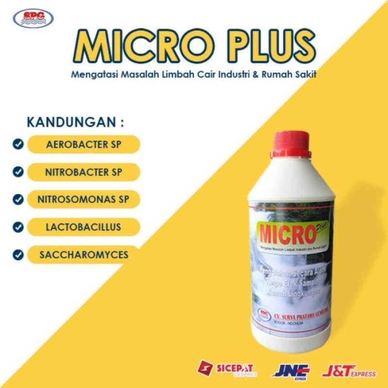 Jual Microplus 1 Ltr - Cairan Bakteri Penjernih Limbah di Seller Sari Djaya Store - Petojo Utara ...