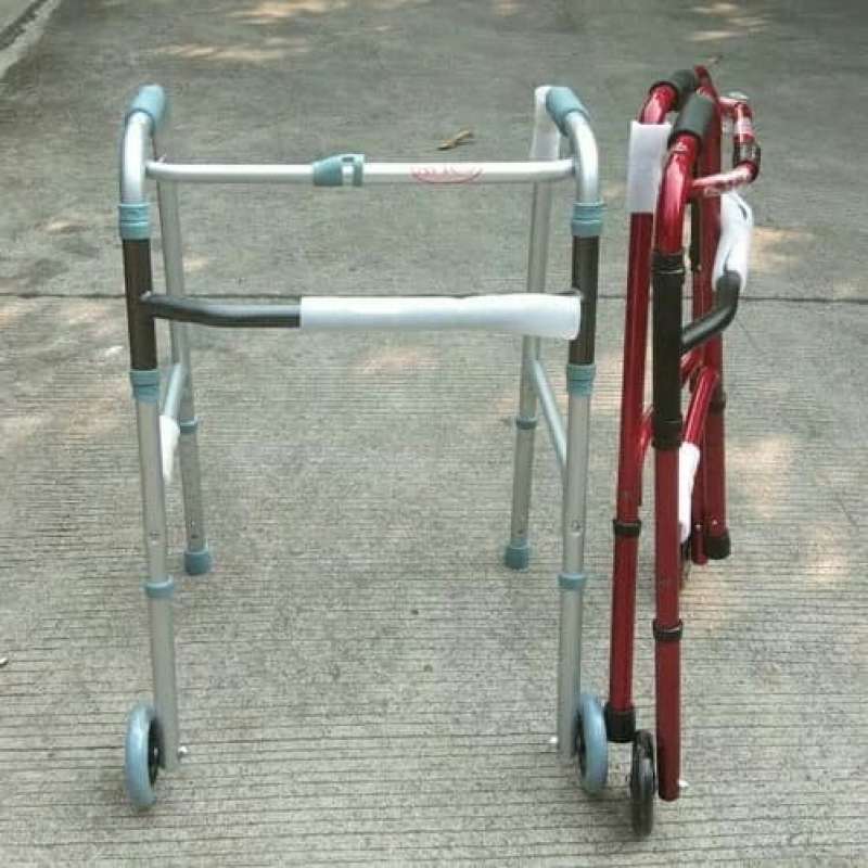 Promo Walker Dengan Roda/walker Roda Alat Bantu Jalan/tongkat Jalan ...