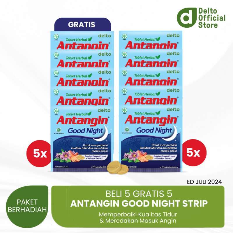 Promo [Beli 5 GRATIS 5] Antangin Good Night Strip [ED Juli 2024] FS Diskon 50% di Seller ...