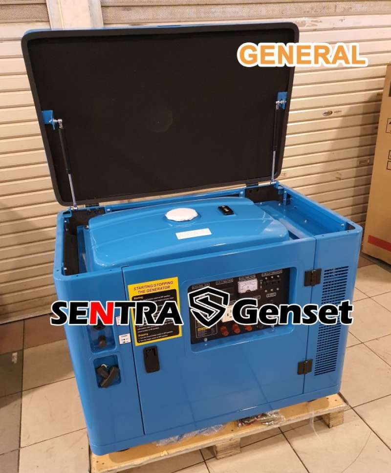 Promo Genset silent 7000 7500 watt 3 phase General MT 10000 SC3 Diskon 23% di Seller Jitsian ...