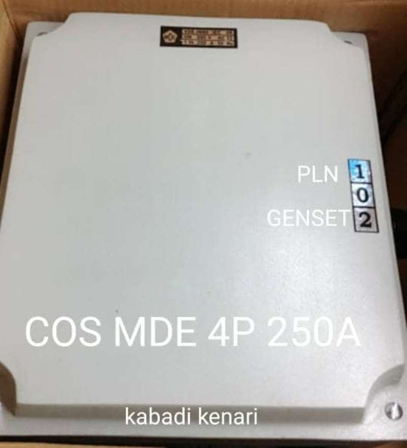 Promo OHM SAKLAR 4P 250A MDE COS CHANGE OVER SWITCH PLN GENSET PANEL ...