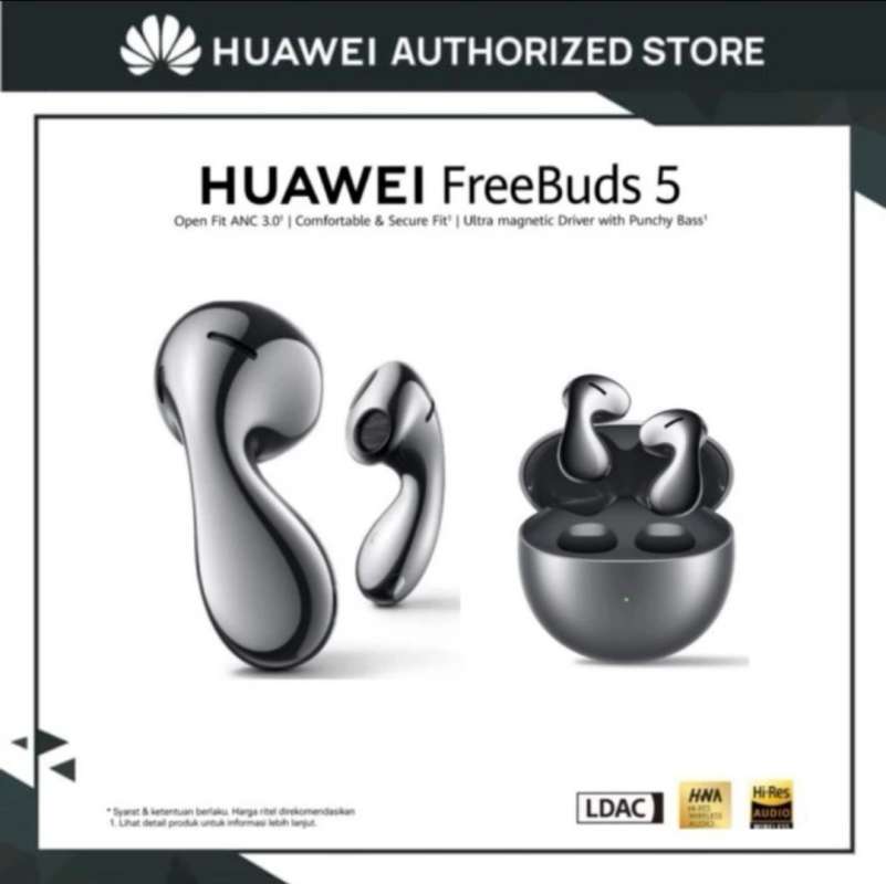 Jual HUAWEI FreeBuds 5 Open Fit Earphone | Seamless Curves for Optimal ...