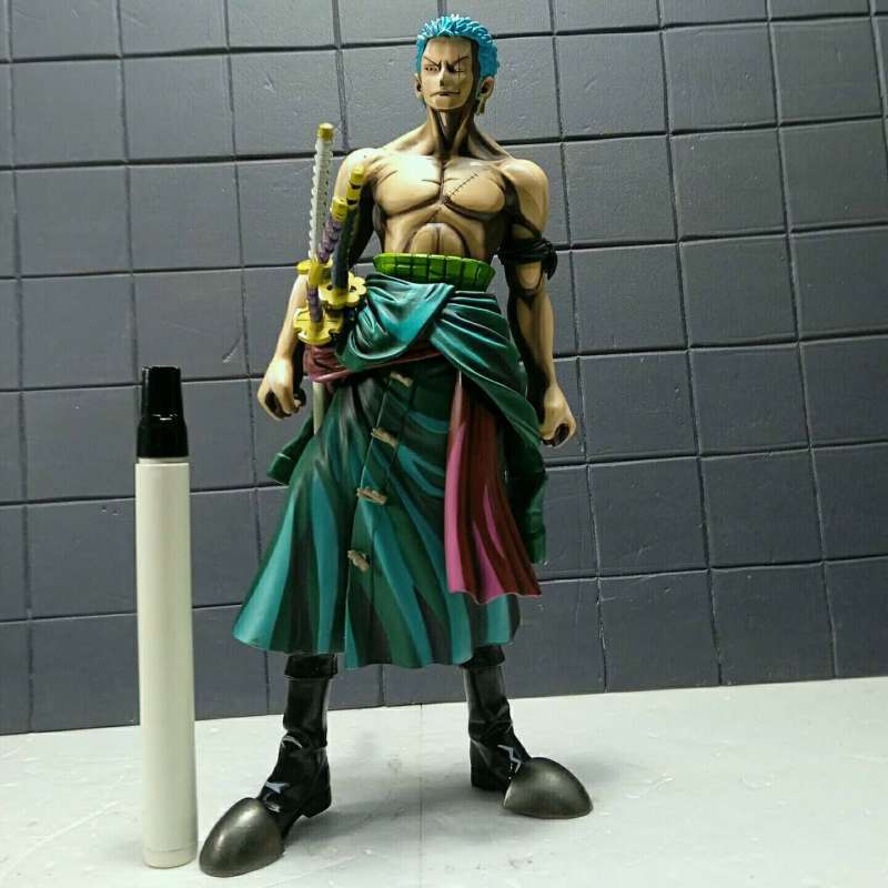 Jual mainan static figure roronoa zoro one piece manga dimension tinggi ...