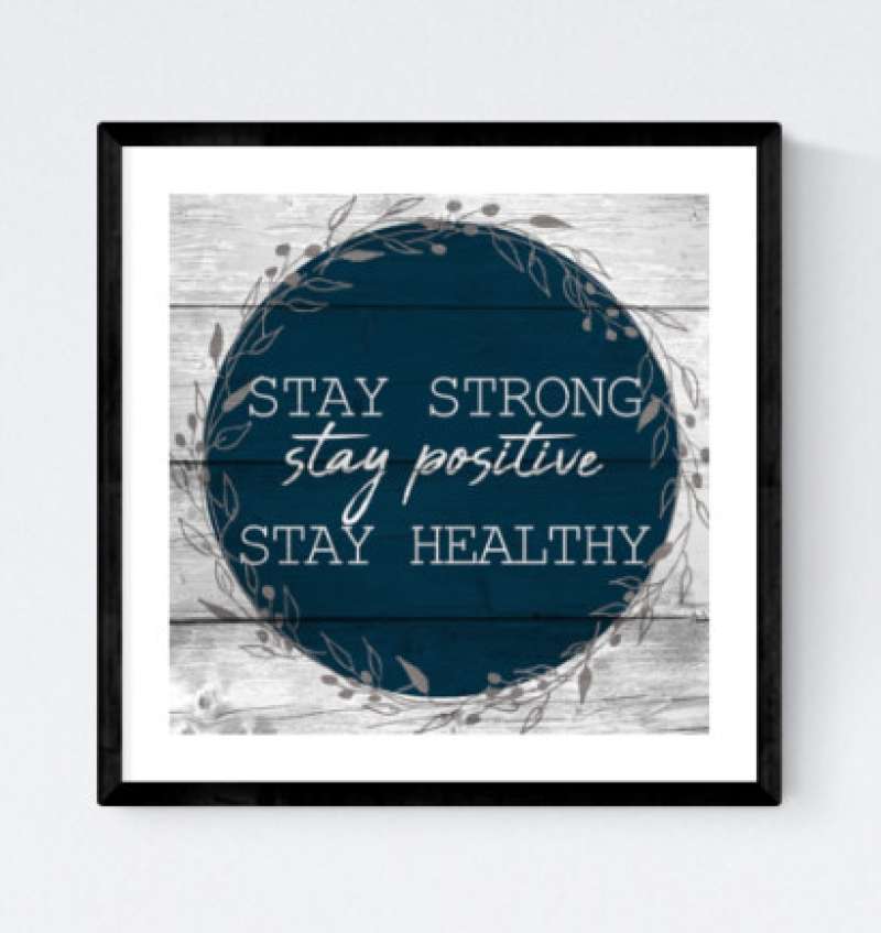Promo Lukisan Tulisan Typography Inspirational Motivation - Stay ...
