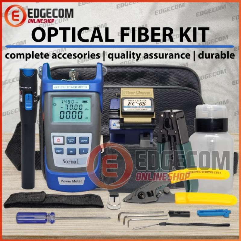Promo Ftth Tool Kit Set Lengkap Opm Vfl Cleaver Fo Fiber Optic Toolkit ...