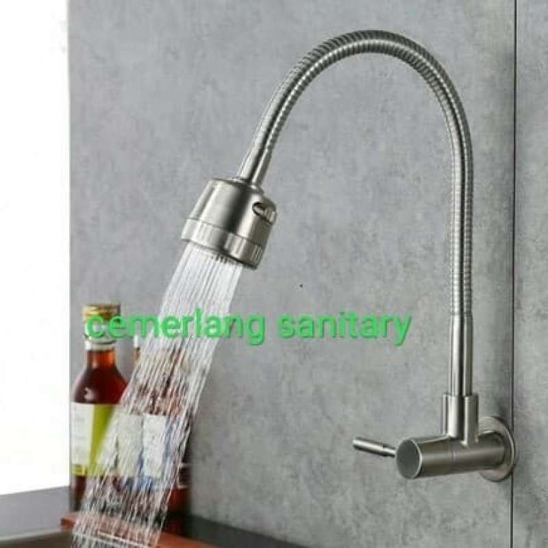 Promo kran cuci piring stainless 304 subron kfs 04/ kran cuci piring ...