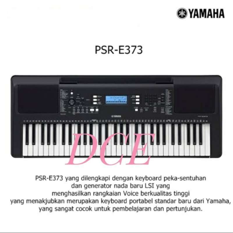 Jual Keyboard Yamaha Psr E 373 Psr E373 Original Garansi Resmi Di ...