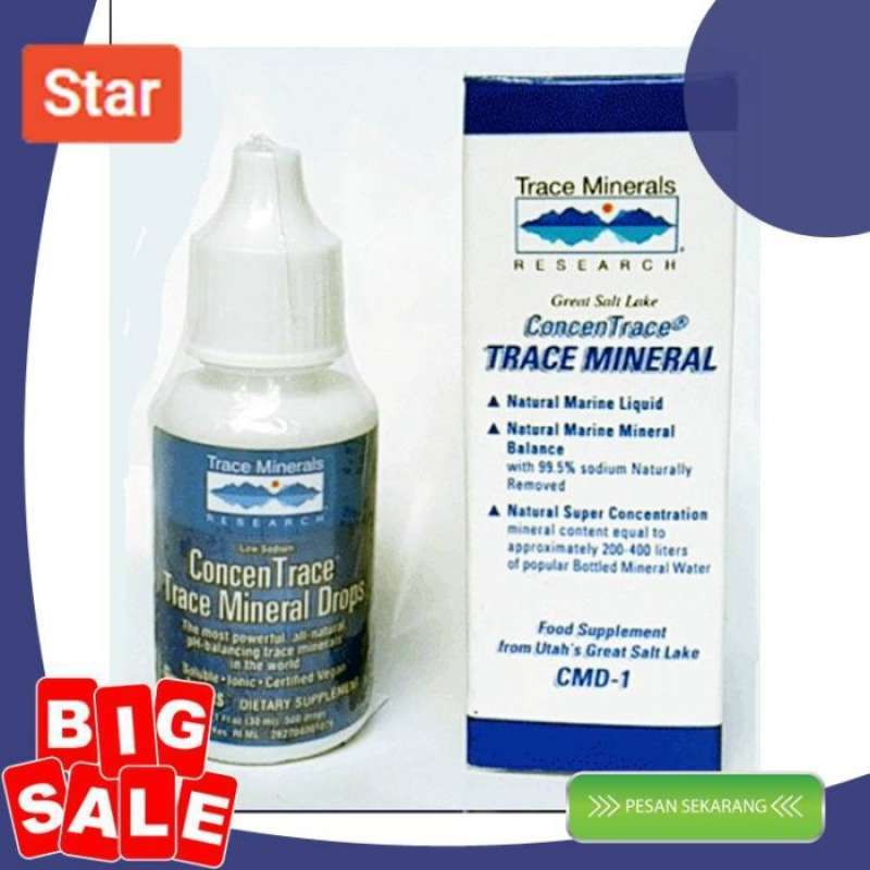 Promo Sinergi Trace Mineral 30 Ml Cmd Concentrate Mineral Drops 500 Diskon 17% di Seller Bergas ...