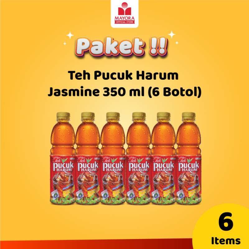 Jual Id - Paket Minuman Teh Pucuk 6 Botol Kemasan 350 Ml Di Seller ...