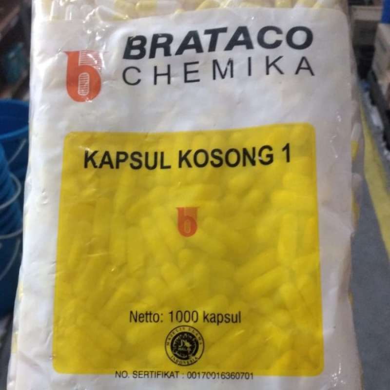 Promo Bungkus / Cangkang Kapsul Kosong Size 1 Brataco Diskon 17% Di ...