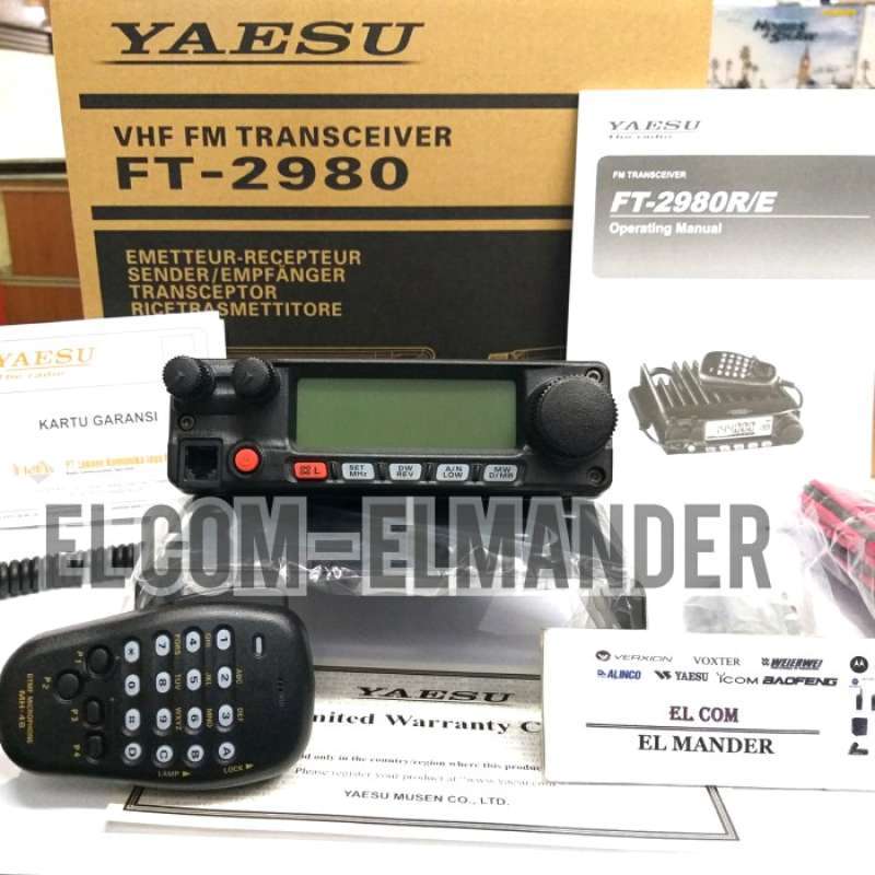 Promo RADIO RIG YAESU FT2980 VHF ORIGINAL - RIG YAESU FT 2980R VHF ...