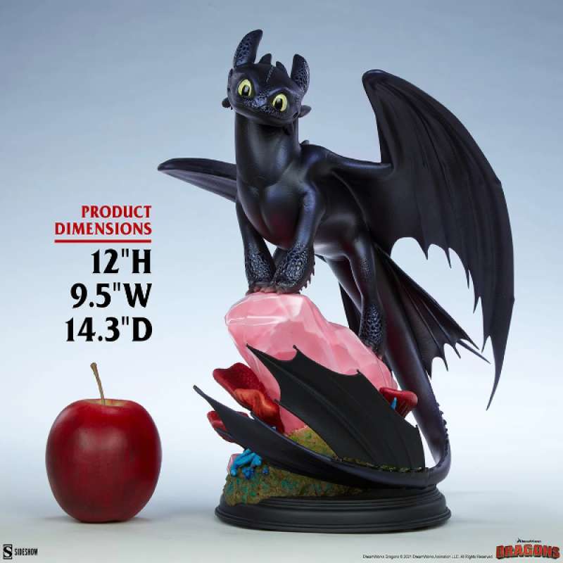 Jual ORIGINAL SIDESHOW TOOTHLESS STATUE HOW TO TRAIN YOUR DRAGON 200615 ...
