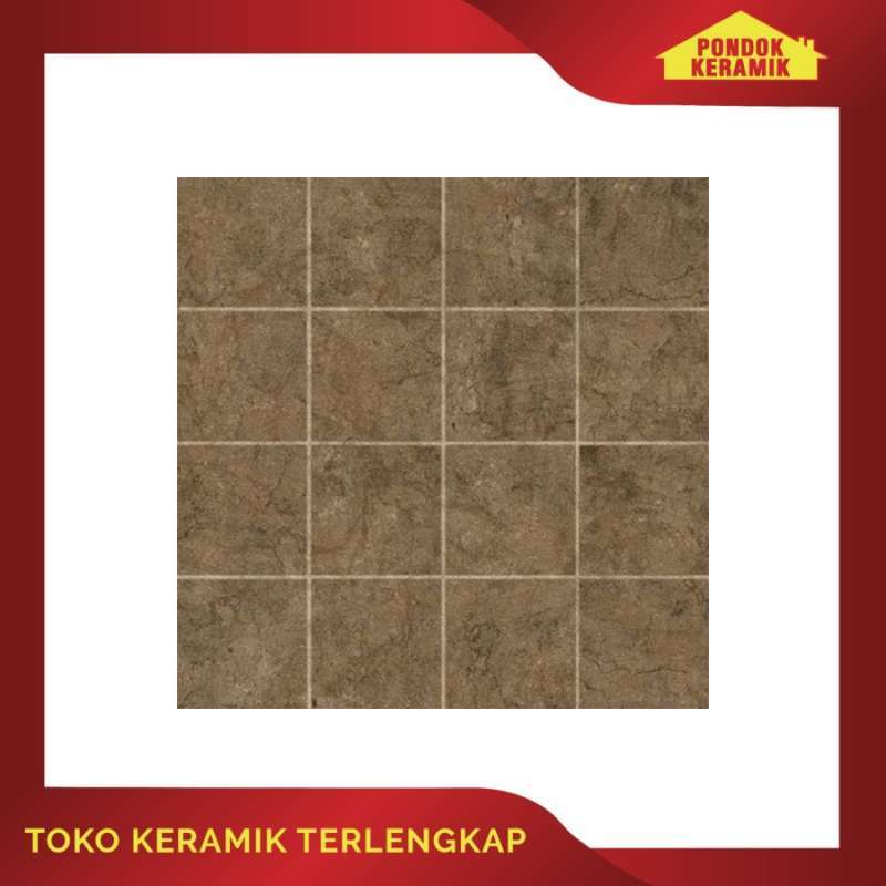 Jual Keramik Lantai Milan 40x40 Corte Brown di Seller PONDOK KERAMIK ...