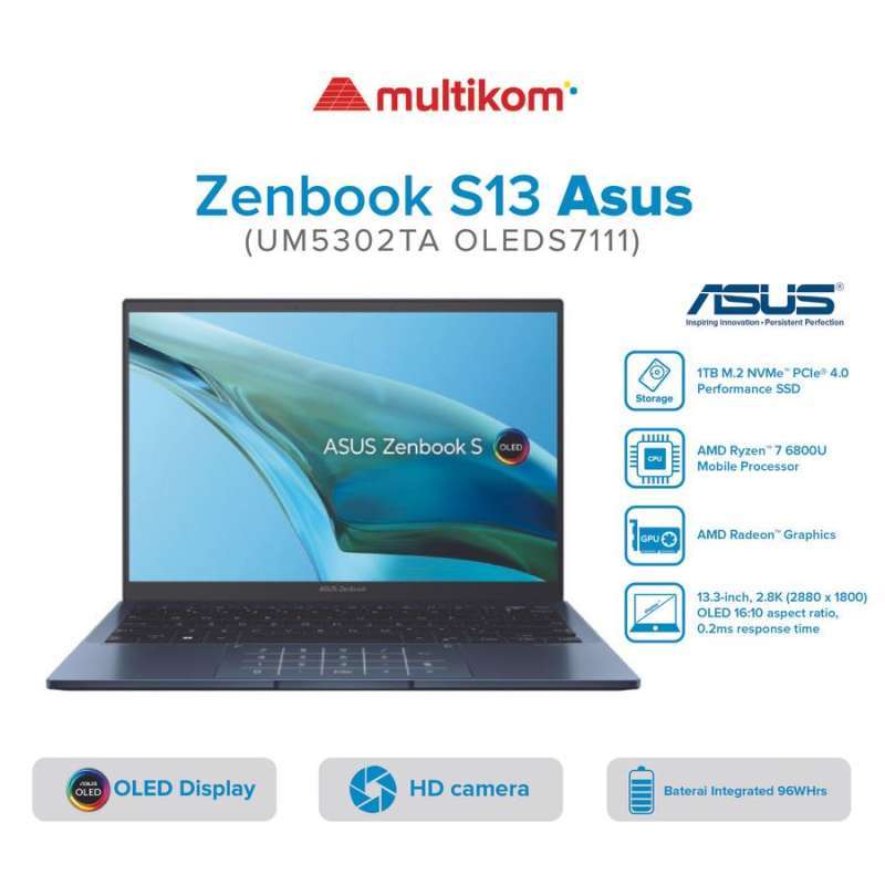 Asus Zenbook S13 Oled Touch - 🔥 Harga & Spesifikasi Terbaru Juni 2026