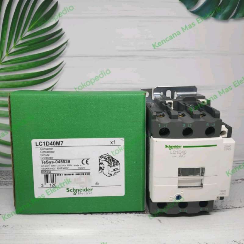 Promo Contactor schneider LC1D40 M7 / Kontaktor Schneider LC1D40M7 ...