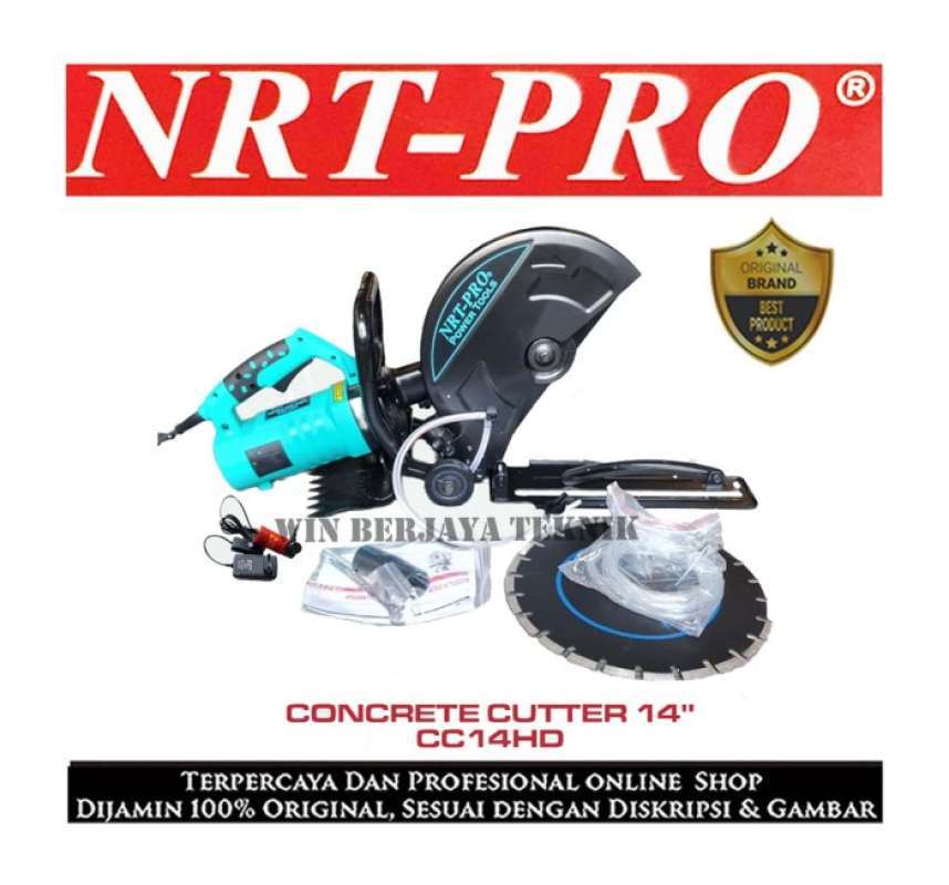 Promo Nrt Pro Cc14hd Concrete Cutter 14 Inch Mesin Potong Aspal Jalan ...