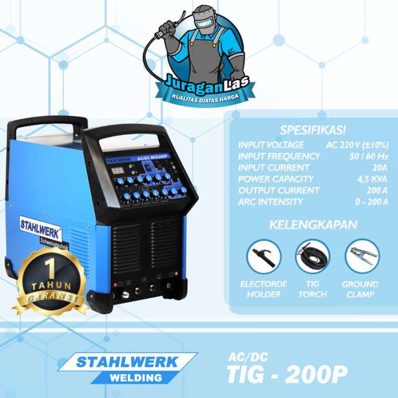 Promo STAHLWERK TIG - 200P | MESIN LAS TIG + MMA AC/DC Diskon 23% di ...