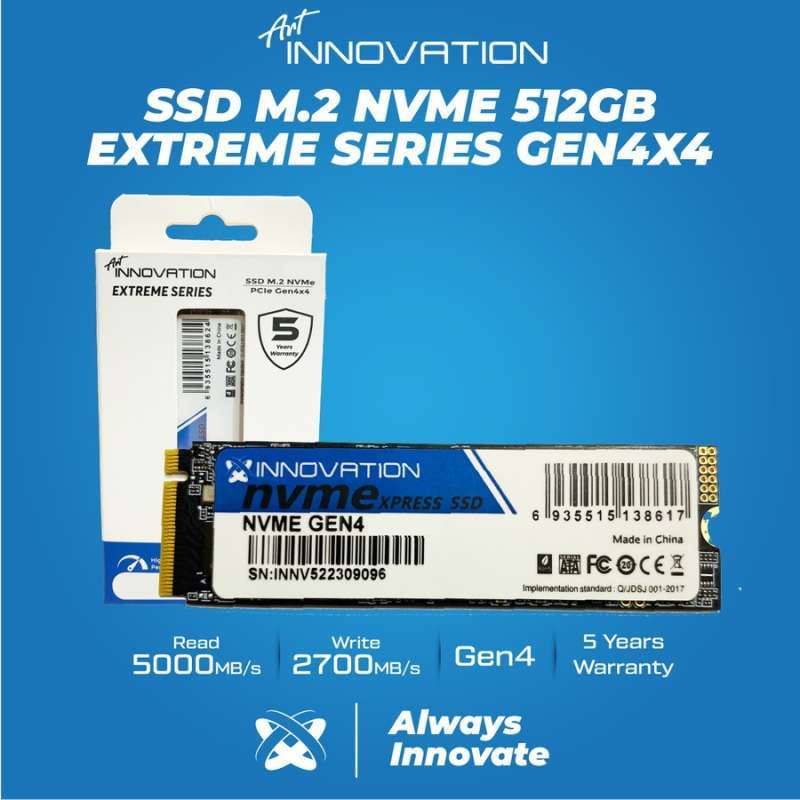 Jual Ssd Innovation Extreme Series 512gb Nvme Gen4 Di Seller Mantap ...