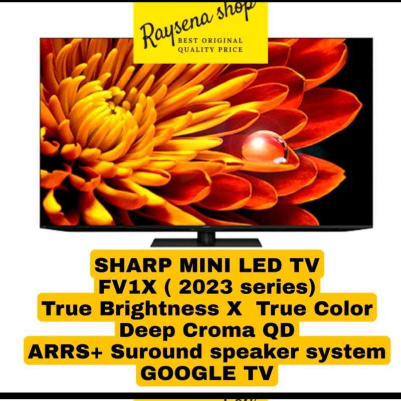 Jual SHARP MINI LED 75FV1 / 75FV1X / 4T-C75FV1X 4K 75 inch Google Tv di ...