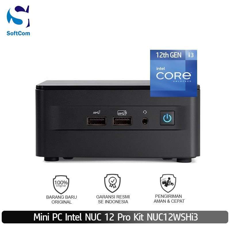 Jual Mini Pc Intel Nuc 12 Pro Kit Nuc12wshi3 Core I3 1220p Di Seller Softcom Official Store ...
