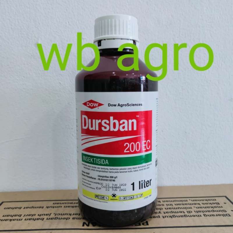 Promo Insektisida Dursban 200ec 1 L Diskon 23% Di Seller Zainka Store ...
