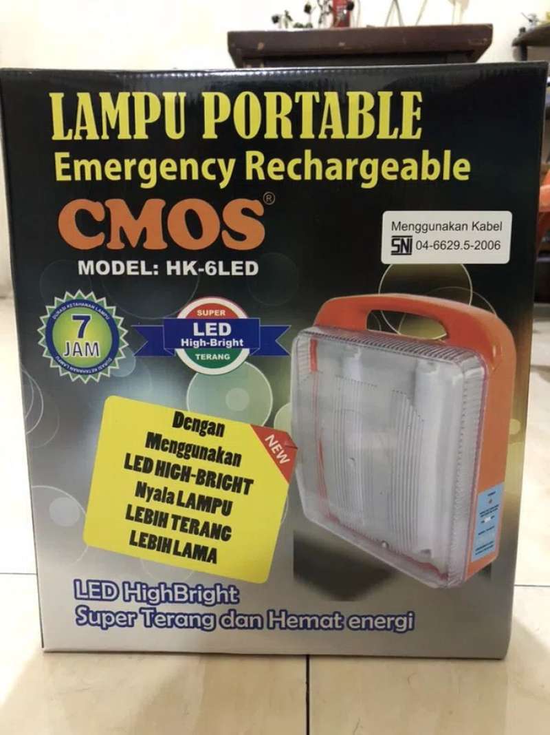 Promo Emergency Lamp / Lampu Darurat CMOS HK-6 LED Diskon 23% di Seller ...