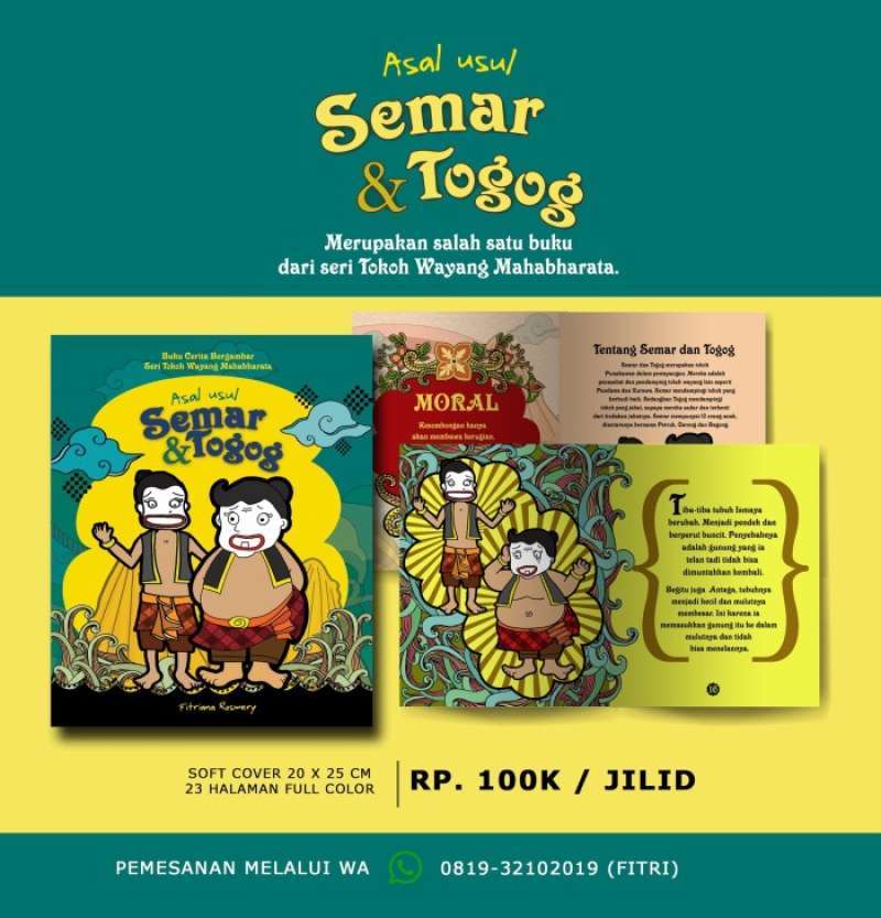 Jual Buku Cerita Anak Bergambar SEMAR dan TOGOG di Seller Pilihan Shop ...