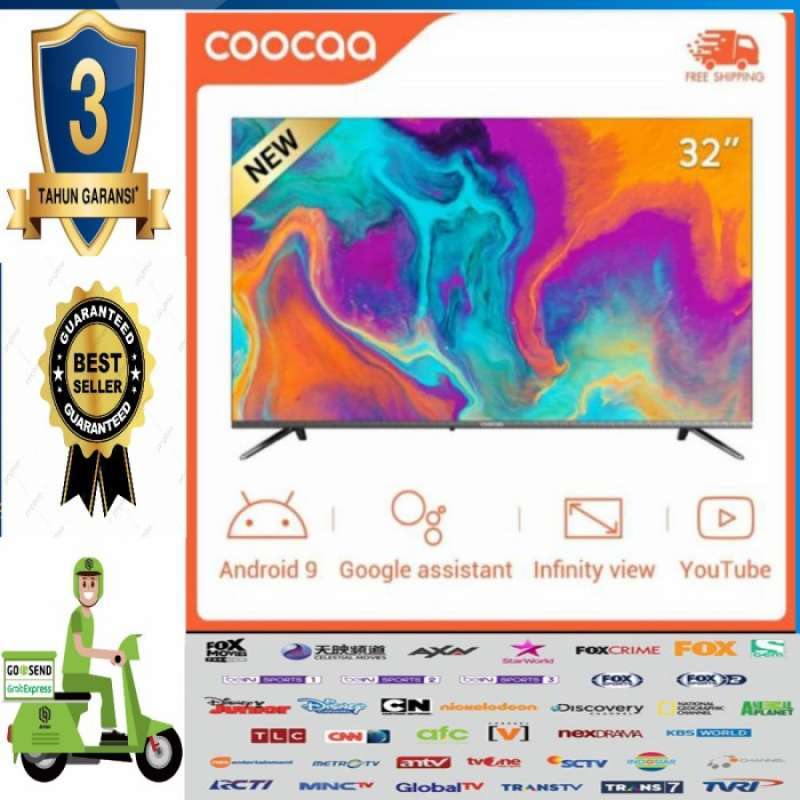 Promo Tv Led Coocaa 32 Inch 32S6G Android Tv 9.0 Resmi Diskon 4% di ...