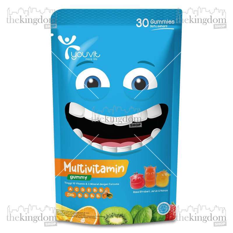 Jual Youvit Multivitamin Gummy Kids Vitamin Anak 30 Days 30 Gummies di Seller The Kingdom Shop ...