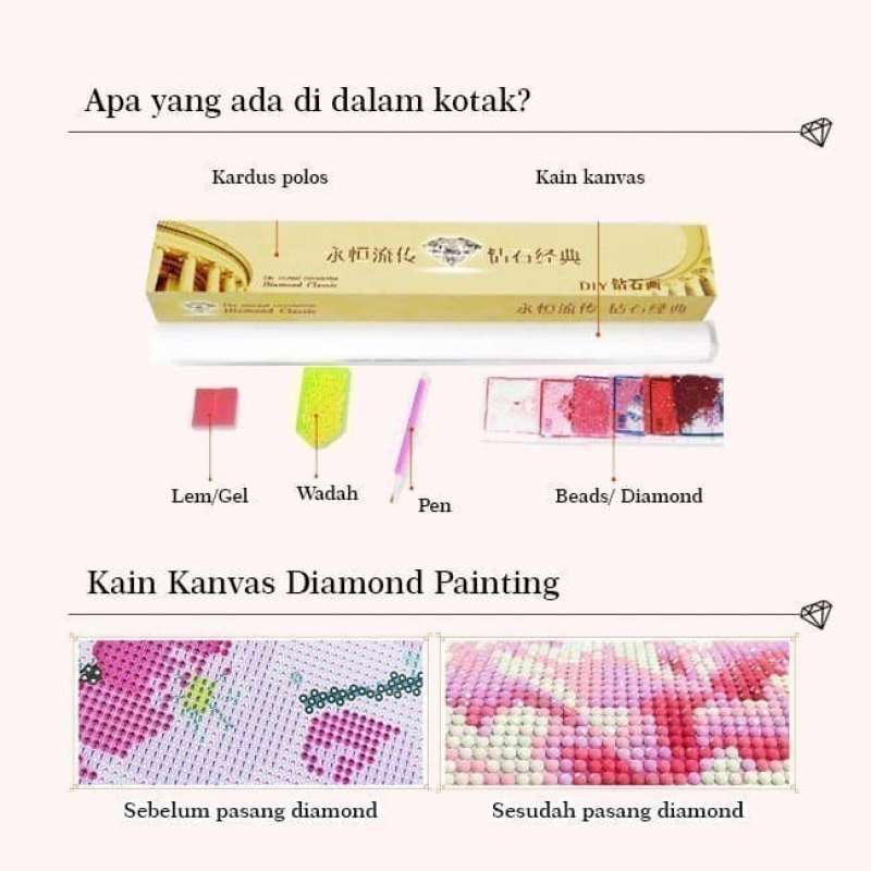 Promo Diy Diamond Painting Full Yesus Domba Waterfall 40x60 Cm D753 ...