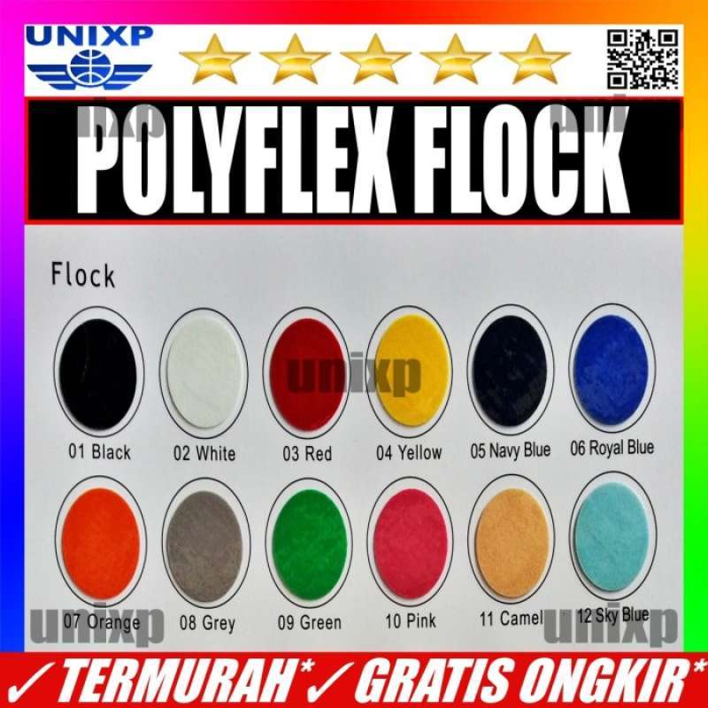 Jual Polyflex Flock Polyflock Bahan Sablon Polyflex Pvc Poliflex Pvc Terbaru di Seller KANTONG ...