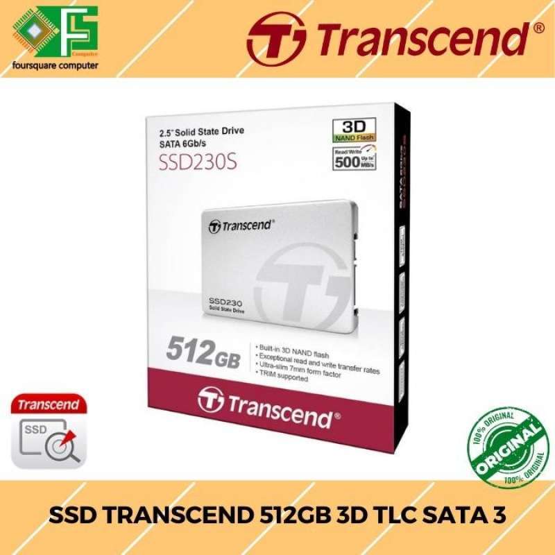Jual Ssd Transcend 512gb Sata Iii 2.5 Resmi Di Seller Foursquare ...