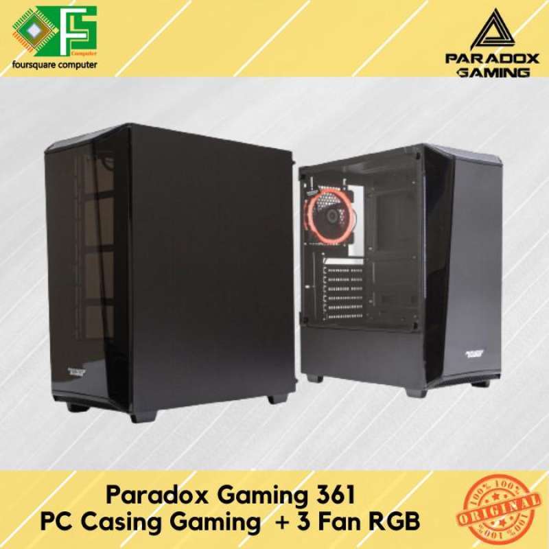 Jual Paradox Gaming 361 PC Casing Gaming | CPU Komputer Case di Seller ...