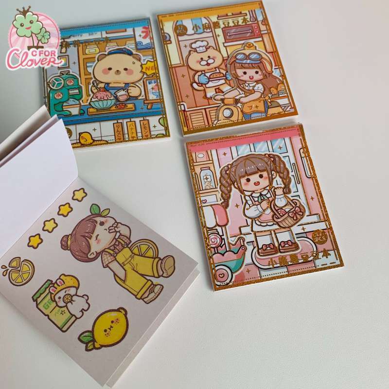 Jual Sticker Book Momo Series Buku Stiker Kecil Small Hadiah Sekolah ...