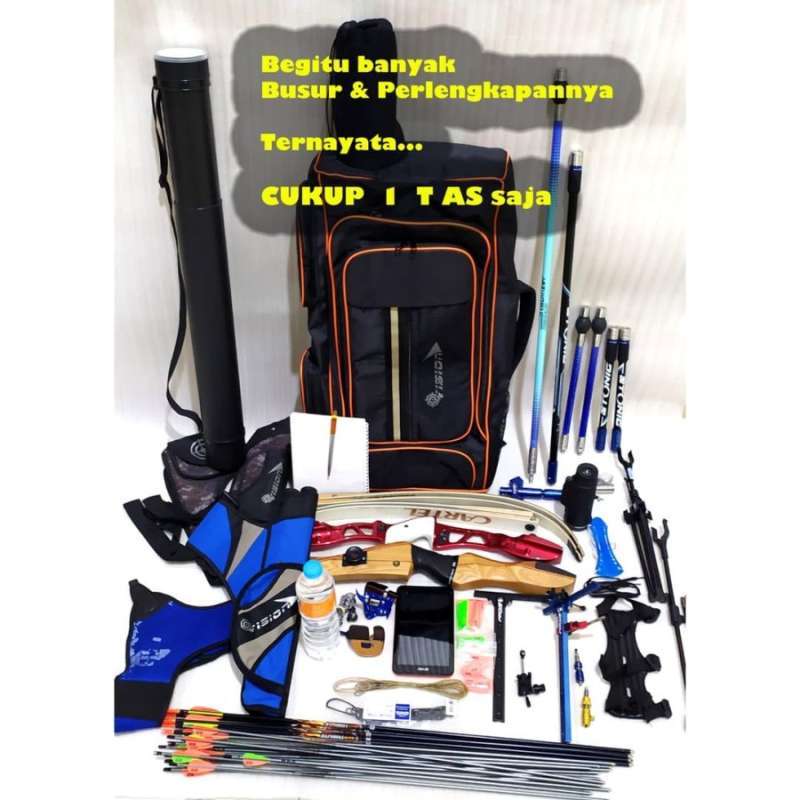 Promo TAS BUSUR PANAH BACKPACKER Tas Panahan Bow Bag Case Archery ...