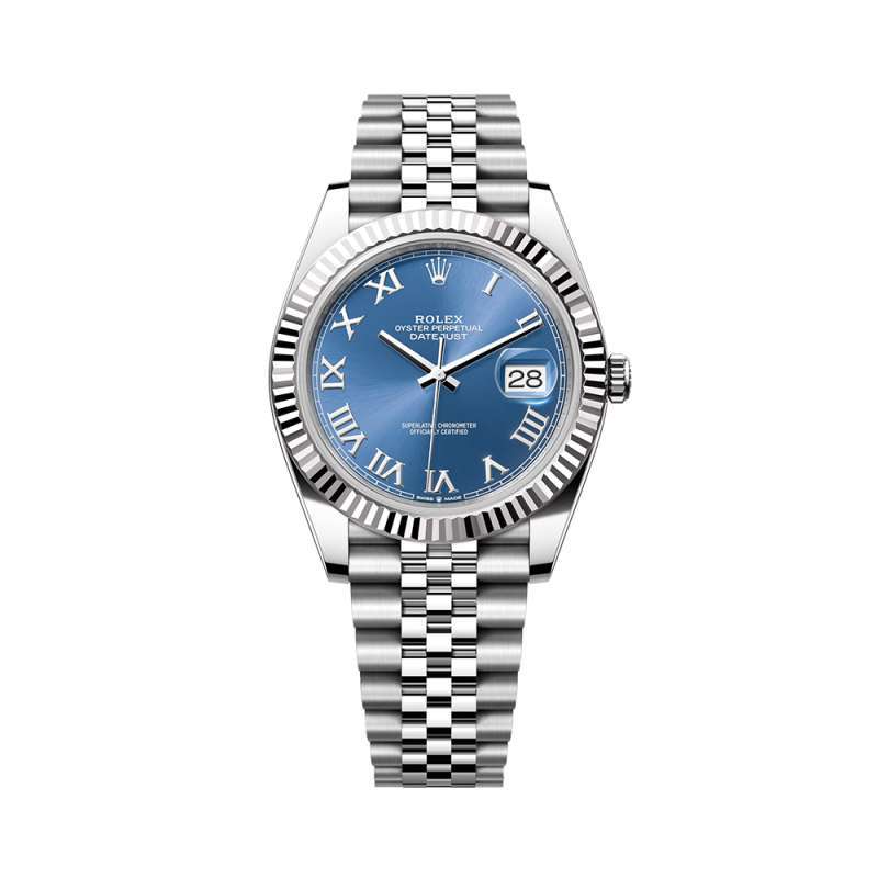 Promo Rolex Datejust 41 - 126334 Steel Blue Roman Jubilee Diskon 35% di ...