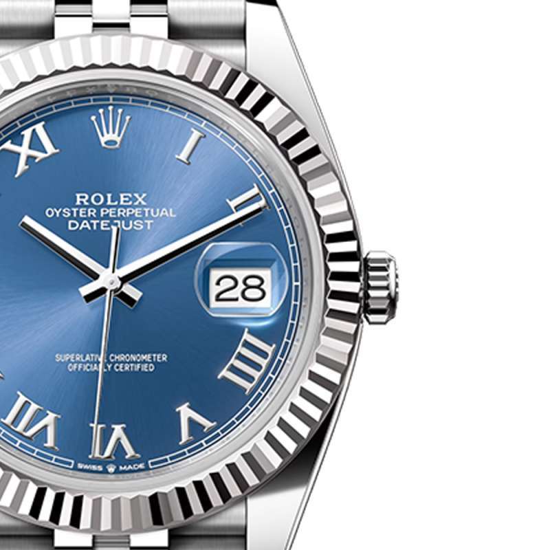Promo Rolex Datejust 41 - 126334 Steel Blue Roman Jubilee Diskon 35% di ...