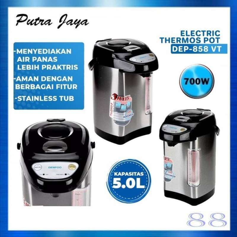 Promo DENPOO TERMOS LISTRIK DEP 858-[5LITER] KETEL LISTRIK - LORENA ...