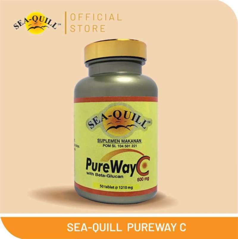 Promo SEA QUILL VITAMIN C PURE WAY C 50 tabs Diskon 33% di Seller KSM ...