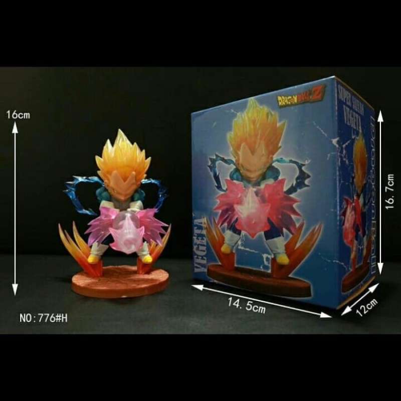 Promo Mini Studios Dragon Ball Saiyan Vegeta Final Flash Figure Statue ...