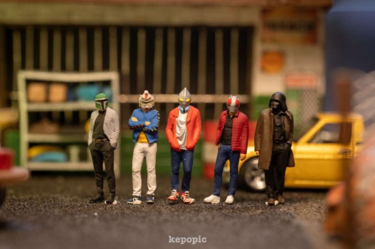 Promo Figure kepala character skala 1/64 bandai disney tomica KS28 ...