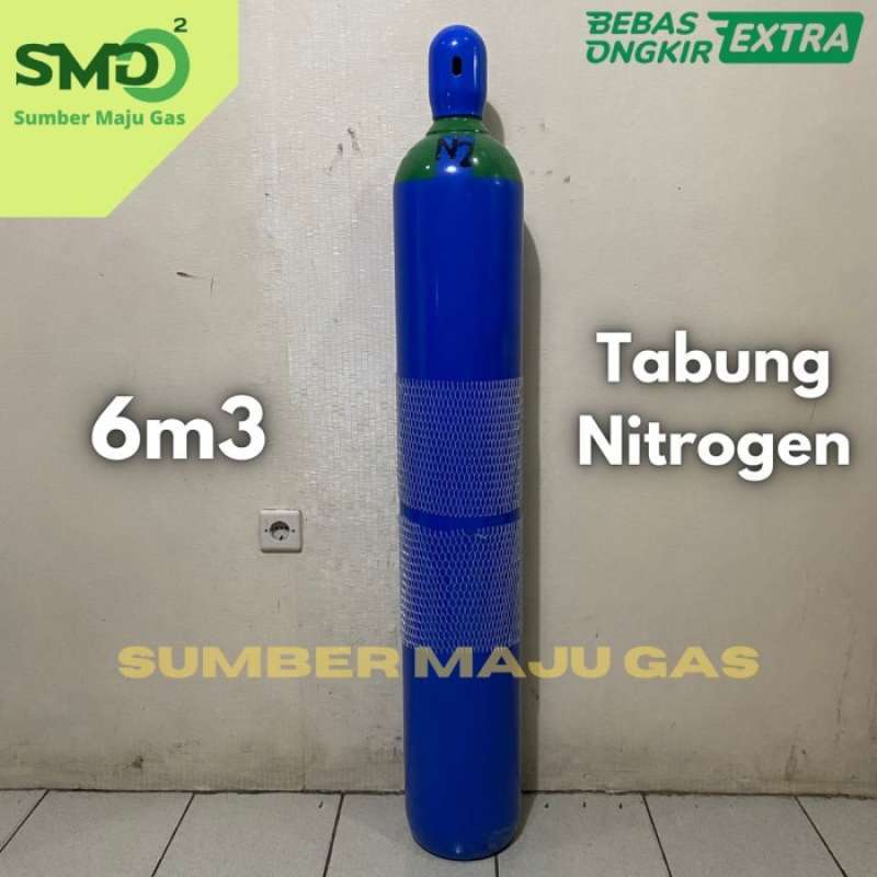 Promo Tabung Nitrogen 6m3 + Isi Nitrogen - Biru Diskon 23% di Seller ...