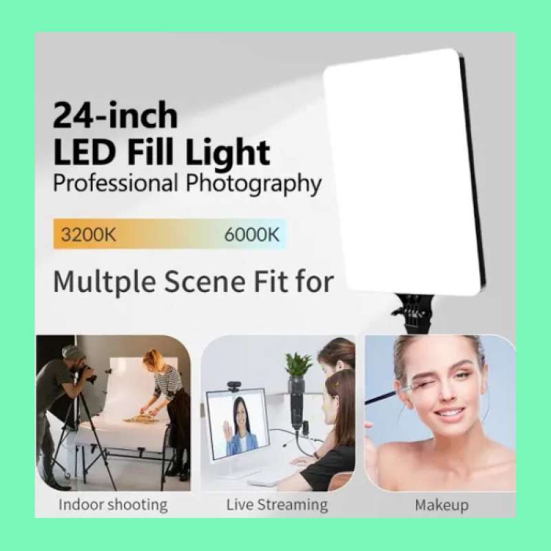 Jual LED RL-24 RL24 Panel Light Professional Video & Photography di Seller Ariacam Digital ...