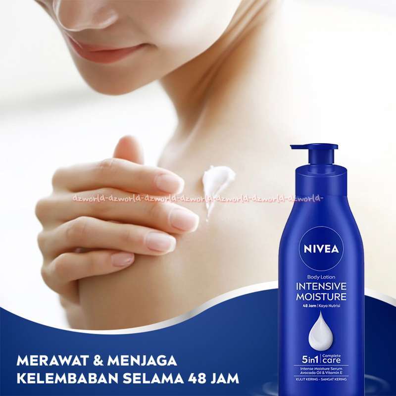 Jual Nivea 400ml Body Lotion Intensive Moisture 5in1 CompleteHandbody Nivea Biru Droppet Untuk ...