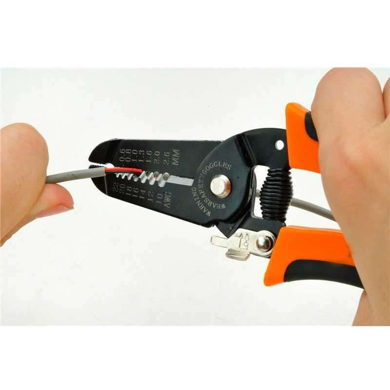 Jual Tang Pemotong Kabel Wire Stripping Cutter Pliers Jm-ct4-12 Tang ...