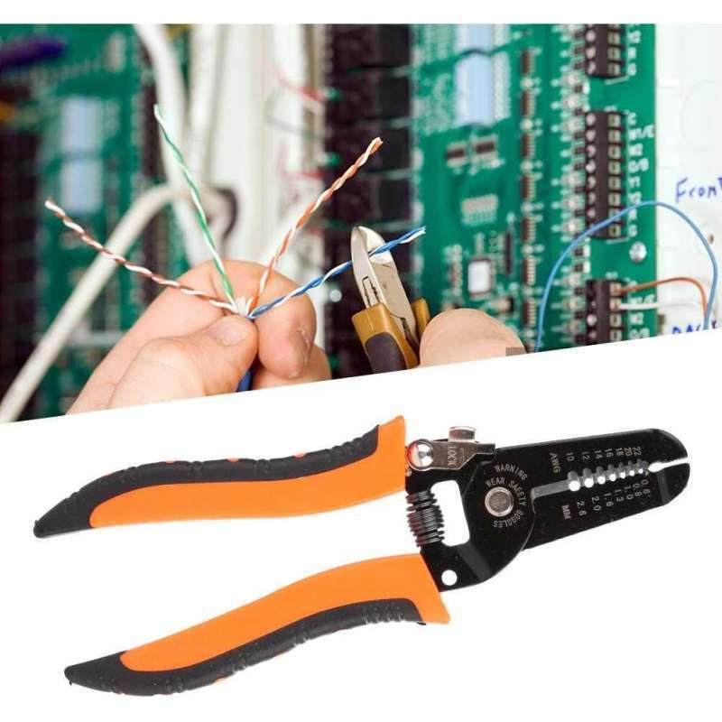 Jual Tang Pemotong Kabel Wire Stripping Cutter Pliers Jm-ct4-12 Tang ...
