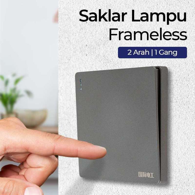 Jual Oweisen Saklar Lampu Frameless Luxury Panel 2 Arah Kg-wzht-2 ...