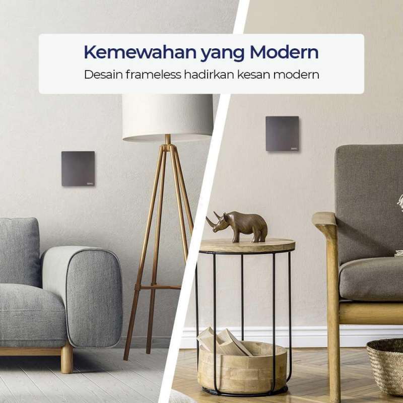 Jual Oweisen Saklar Lampu Frameless Luxury Panel 2 Arah Kg-wzht-2 ...